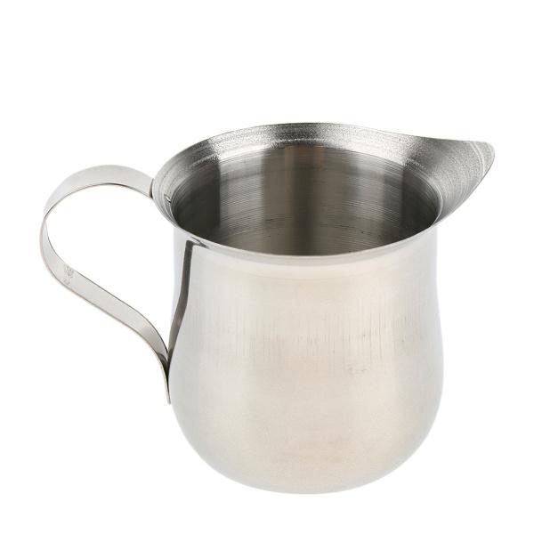 説明:日常使用に耐久性のある耐腐食性.耐熱性に優れたステンレス製 60ml.90ml.150ml.240ml(2〜7oz)の4種類のボリュームタイプは.家族.友人.あなた自身のために1〜4名用です落ち着いた注ぎ口.シックで完璧なラテアートに...