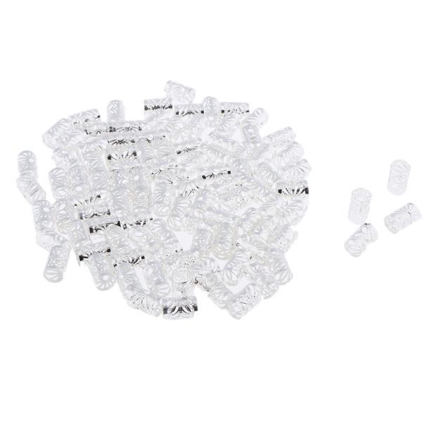 説明:タイプ:アルミニウムドレッドロックビーズメタルカフ穴径:約10 mm / 0.39インチ;幅:15 mm / 0.59インチ大胆なエキゾチックなヘアスタイル.ドレッドロック.ツイストブレイド.ヘアボウ.ヘアデコレーションツールの編み込...