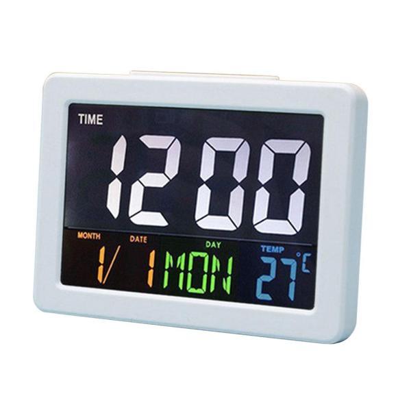 説明:スヌーズ機能付きスリープタイマー時計.旅行サイズ目覚まし時計: 戻るボタンを押して昼寝タイマーを設定するだけです.  12 / 24H.デイ/ナイトで大きな液晶時間表示画面; 室内温度(F / C).温度感知 -  0℃-50℃/ 3...