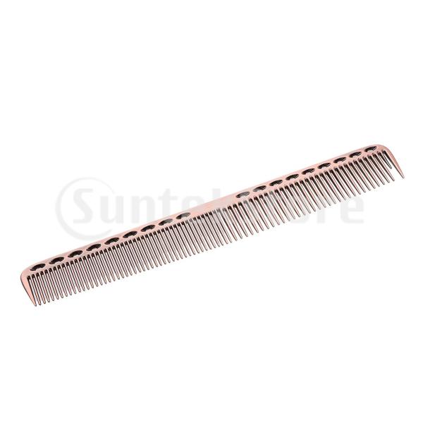 説明:スタイリッシュなスタイル.超薄型プロフェッショナルサロンワイド＆細身の歯のヘアカットコーム.5色オプション.高品質のスペースのアルミニウムによって作られた.長時間の使用.反静的.香りが急激に耐えることができ.絡み合っていません.滑らか...