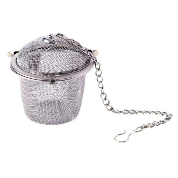 仕様:カラー:シルバー材質:ステンレス目的に応じてサイズを選択チェーンと同じサイズ:長さ15cm  Sサイズ.口径:4.5cm / 1.77inch.ベース径2.8cm / 1.10inch.全高:4.3cm / 1.69inch(お茶作り...
