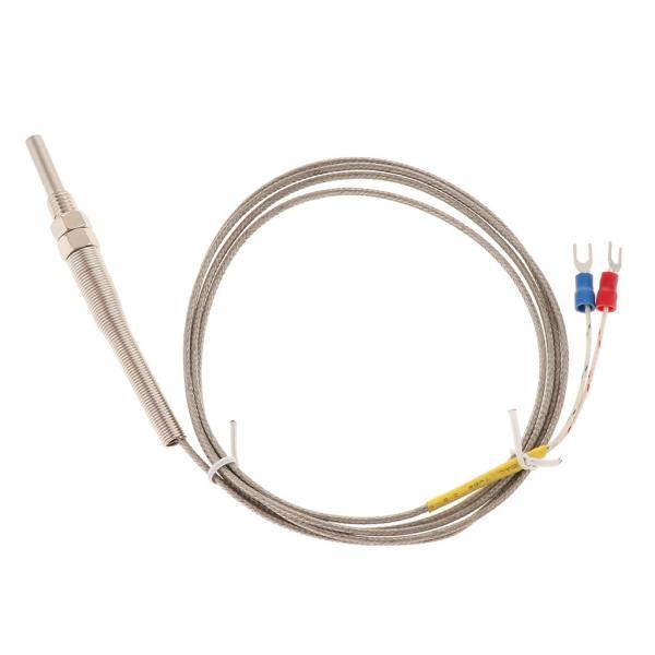 説明: -  0〜800℃の温度範囲でのK型プローブ熱電対センサーメーター用のステンレススチール製K型センサープローブ.  - 温度プローブ部は.固定ネジと温度保護チューブの2つの部分で構成されています.高い適用性と柔軟性 - 高精度.高温...