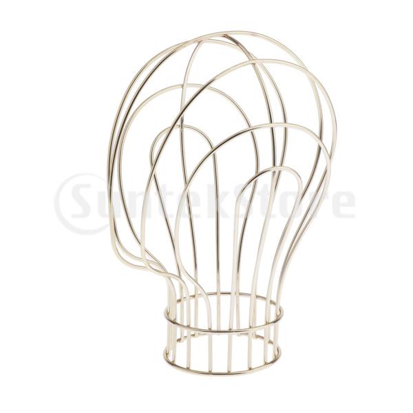 モダンスタイルの自立型メタルハットディスプレイホルダー。マネキンの頭の形をした、頑丈で安定した、変形しにくい、頑丈な金属フレームが特徴です。かつら/帽子/帽子/宝石類/サングラス/蝶ネクタイの表示と保管に最適です。ファッションデザインと実用...