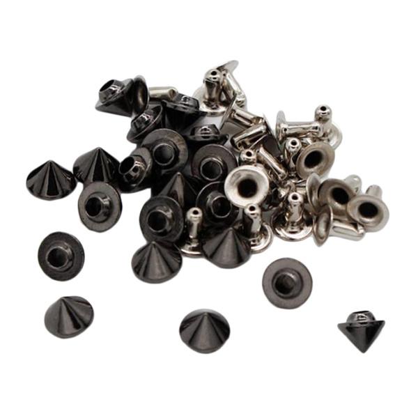 説明:レザークラフトアクセサリー用のコーンデザインリベットスタッド衣類.靴.帽子の装飾.DIY工芸品の装飾に広く使用されています迅速なリベットスタッド.取り付けが簡単で.アイテムのカスタマイズに優れています洋服.バッグ.財布.ジーンズ.靴....