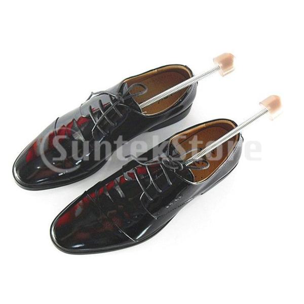 説明:丈夫なプラスチック製のつま先部分とかかと部分には.ステンレス鋼製の中央部分のスプリングテンションスプリングコイルは複数のサイズに合わせて曲がります使用していないときに靴の形を維持するのに役立ちます湿気と臭気を減らし.靴の寿命を延ばしま...