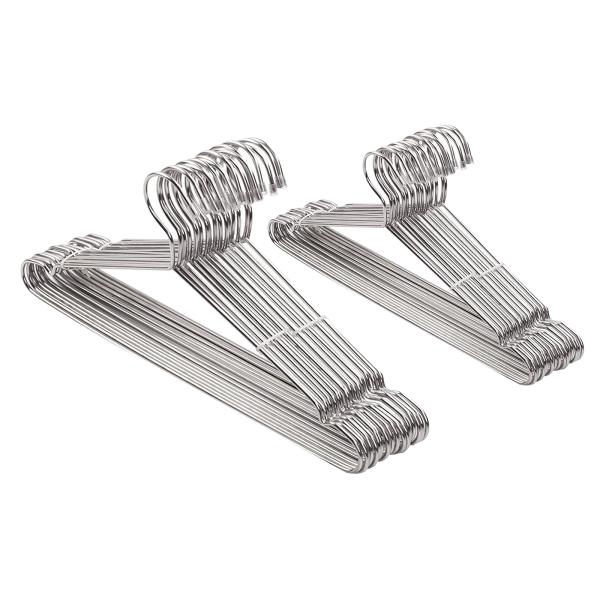 説明:10個のヘビーデューティーコートハンガー.3mm厚さ.滑り止め設計.ステンレス鋼製で.頑丈で防錆性があります.寝室.クローゼット.バスルーム.クローク.ランドリールームなどに使用できます.コート.スーツ.シャツ.ズボンなどの衣類の乾燥...