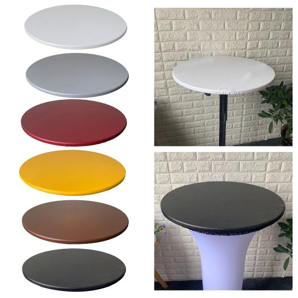 説明:丸い弾性テーブルクロステーブルクロスカバープロテクター.防水加工後のプレミアムソフトポリエステル製で.色あせやダメージが少なく.屋内外で使用できます.直径60cm / 23.6インチまでの古くなった丸いテーブルをリフレッシュし.こぼれ...