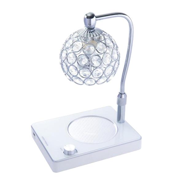 仕様:材質:プラスチック.アクリルサイズ(LxWxH):約27x22x32cm / 10.6x8.7x12.6inch USB充電:5V / 1000MA電圧:110V光源タイプ:ハロゲンランプGU10 50Wキャンドルの範囲:高さ18cm...