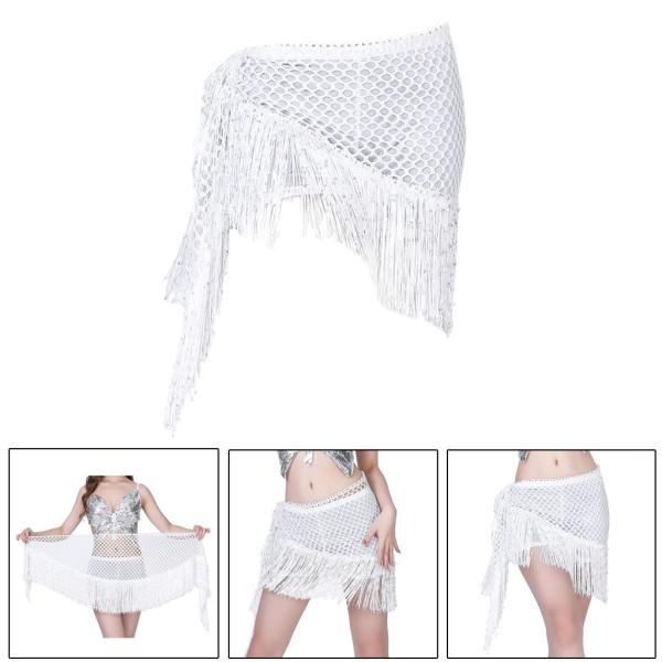 説明:シンプルでクラシックなベリーダンスのヒップスカーフ.スパンコール.タッセルは目を引くもので.踊るときに見栄えがします.素材:ポリエステル.スパンコール.サイズ:長さ:140cm / 55.1インチ.幅:41cm /16.1インチ.ほと...