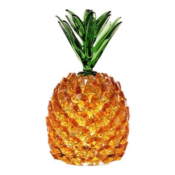 説明:エレガントなパイナップルの形.手作り.輝く.そして太陽の中で輝く.詳細.鮮やかで現実的で.決して薄いテーブルの装飾.あなたの家.オフィス.ホテルなどに装飾的なタッチを追加するのに最適です.キッチンカウンタートップ.ダイニングテーブルセ...