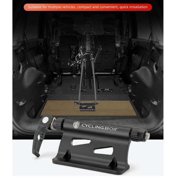 説明:自転車の輸送.旅行.保管用のコンパクトな高強度アルミニウム合金自転車ftonrフォークホルダーマウントブラケットラック.フロントフォークバイクのクイックリリース用に設計されており.ガレージ.家.小屋などに取り付けて保管することができま...