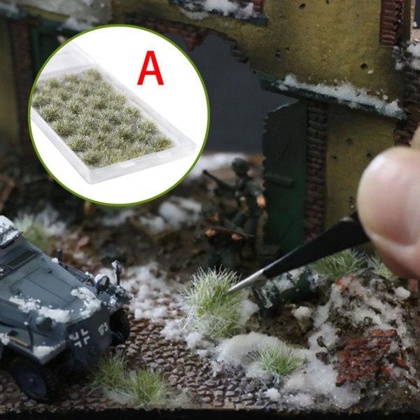 説明:1箱ミニクラスターミニチュアモデルシナリオ列車サンドテーブルDIYモデリングアーキテクチャの風景材(1箱には39ピースミニグラスがあります).リアルなスタイルの草.1/35 1/64 1/72 1/100複数のシーンの生産.シミュレー...