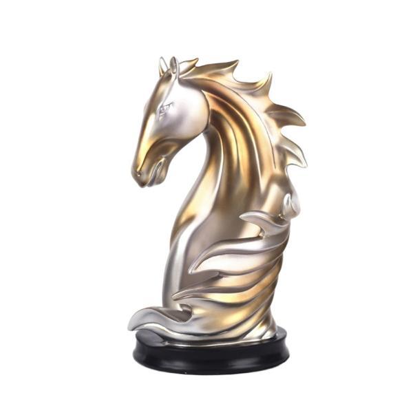 説明:樹脂製のユニークで革新的なワインラックの馬の頭のデザインは.さまざまな家の装飾スタイルに適しています.リビングルーム.ダイニングルーム.コーヒーテーブル.結婚式.農家のための素晴らしいホームテーブルの装飾.馬は.卓越した並外れた才能....