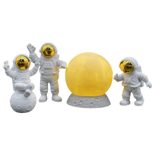説明:1セットミニ宇宙飛行士モデル飾りスペース男彫刻工芸品クリエイティブ装飾宇宙飛行士のデザインは愛らしいそして魅力的で.子供たち.子供.友人.息子.娘のための贈り物として魅力的です.使用のための環境PVC材料.無毒.無味.安全で健康的で固...