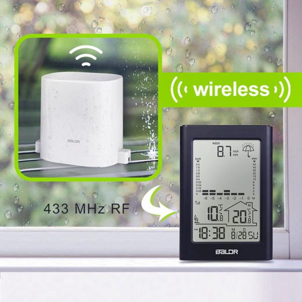 説明:屋外降雨のリアルタイム検出オレンジ色の暖色のバックライトは暖かく明るく.情報は長距離から明確に読むことができます.過去6時間の降雨量の変化の傾向グラフを示しています.降雨検出履歴記録.時間範囲はオプションです.1時間.24時間.1週間...