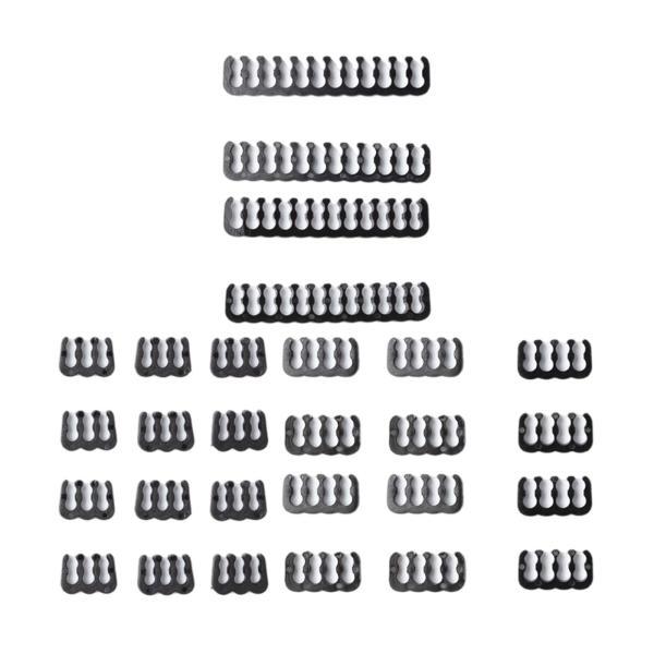 説明:24ピースのケーブルコームには.8x 6ピン.12x 8ピン.4x24ピンが含まれます. 3つの異なるタイプ:GPU 6Pin(3 + 3).GPU 8Pin(4 + 4)マザーボード24pin(12 + 12).プラスチック製で.耐...