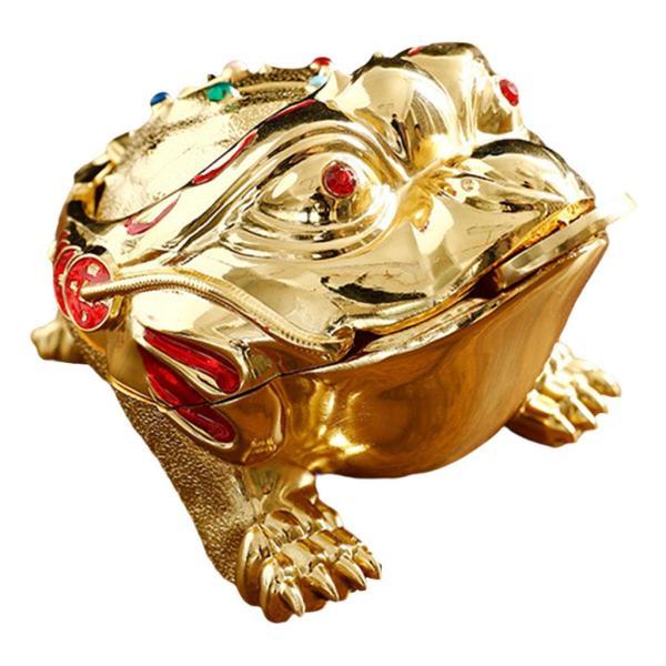 説明:高品質の合金でできており.耐久性がありモダンです.コインを口にした風水ヒキガエルは.幸運.富.繁栄を引き付けるために使用されます.完璧な装飾灰皿.3枚のカードスロット.風で灰が吹き飛ばされないようにする独自の防風蓋デザイン.ダイニング...