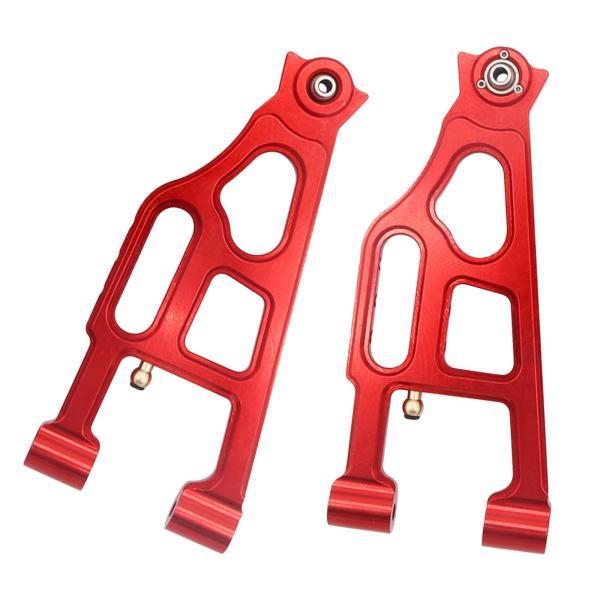 説明:ロシ1/6デザートトラック用フロントロアサスペンションアームLOSIスーパーバハレイ1/6デザートトラックRCカーに適しています高品質の金属でできており.より強く.より耐久性があり.外観を改善しますCNC機械加工.陽極酸化.優れた仕上...