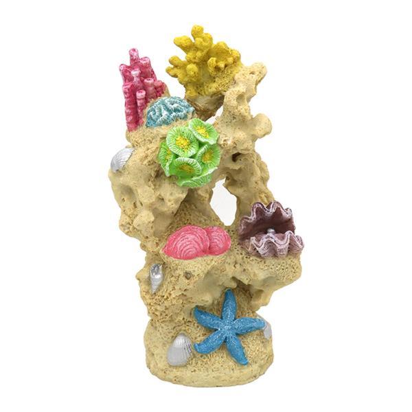 説明:高品質の樹脂素材を使用しているため.長時間水に浸した後でも色あせや変色がありません.お手入れも簡単で.やわらかいブラシときれいな水で汚れを洗い流すことができます.水槽に配置された樹脂製の珊瑚礁のアーティファクトは.水槽に自然な風味を加...