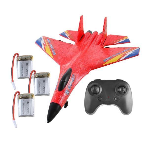 仕様:名前:RC飛行機モデル:HW28 SU27素材:耐久性のあるEPPリモコン:2.4G飛行時間:約15分飛行機のバッテリー:3.7V250mAh充電式リチウムバッテリーリモコン距離:約300m飛行高度:300m送信機用電池:3 *単4電...