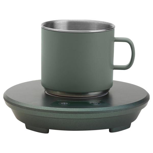 サイズチャート:コースター:直径15cm / 5.91インチ.高さ3cm / 1.18inchカップ:高さ7cm / 2.76インチ.幅7.5cm /2.95インチパッケージに含まれるもの:1ピースコースター1ピースカップ1本のUSBケーブ...