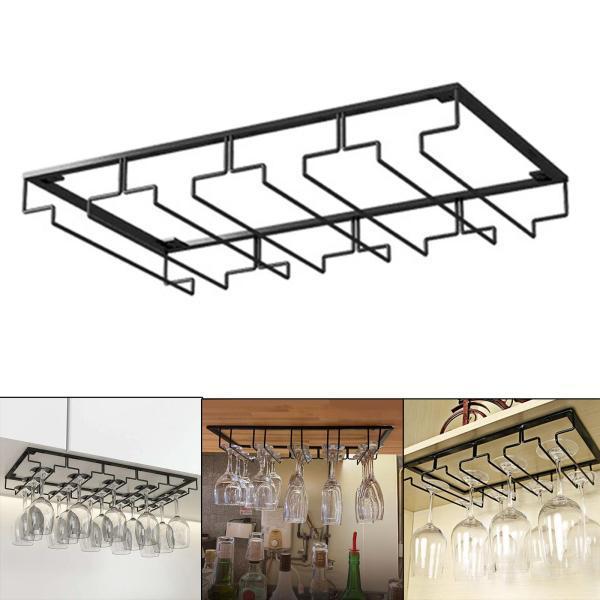 仕様:素材:鉄サイズチャート:4スロット:41x23.5x6cm / 16.14x9.25x2.36inch 5スロット:51x23.5x6cm / 20.08x9.25x2.36inchパッケージに含まれるもの: 1ピースワイングラスホル...