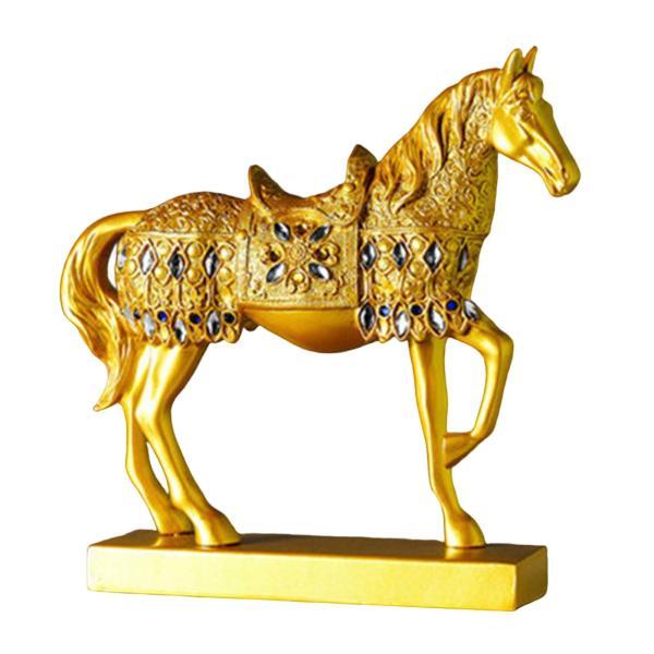 説明:高品質:この馬の置物は.耐久性があり環境に優しいプレミアム樹脂素材で作られています.デザイン:優れた職人技.滑らかなラインと芸術的なセンスに満ちたリアルな効果.幸運:疾走する馬は.すぐに勝つことができることを意味し.起こっている良いこ...