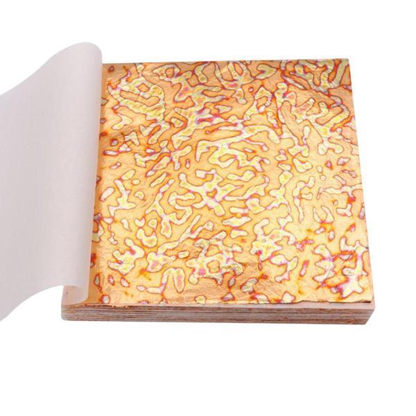 説明:素材:模造金箔は銅を主成分とし.美しい色と様々な模様が特徴です.サイズ:各葉約14cmx14cm /5.51inchx5.51inch使いやすさ:多彩な金箔は.木.ガラス.フレーム.壁.天井.その他の種類の工芸品など.さまざまな素材の...