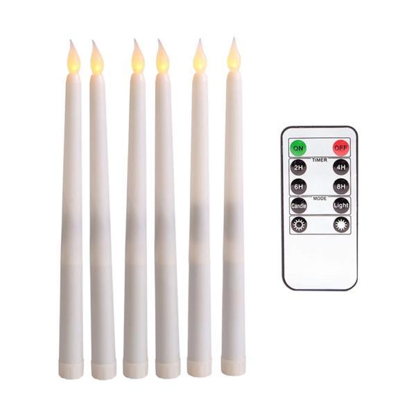 説明:フレームレス テーパー キャンドル: 滑らかな仕上がりで.従来のキャンドルのように見えますが.直火の心配はありません.サイズ: 28cmx2.1cm/11.02インチx0.83インチ.この長くて薄い LED テーパー キャンドルは.ほ...