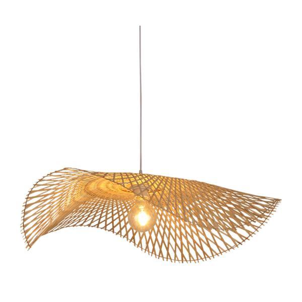 説明:ペンダントライト: 素朴な手織りの竹製ランプシェード天井ペンダントライト.シンプルなデザインでファッションクラシックな雰囲気をもたらします.屋内照明.キッチン.カフェ.バー.クラブ.廊下.レストラン.倉庫.納屋.リビングルームなどで使...