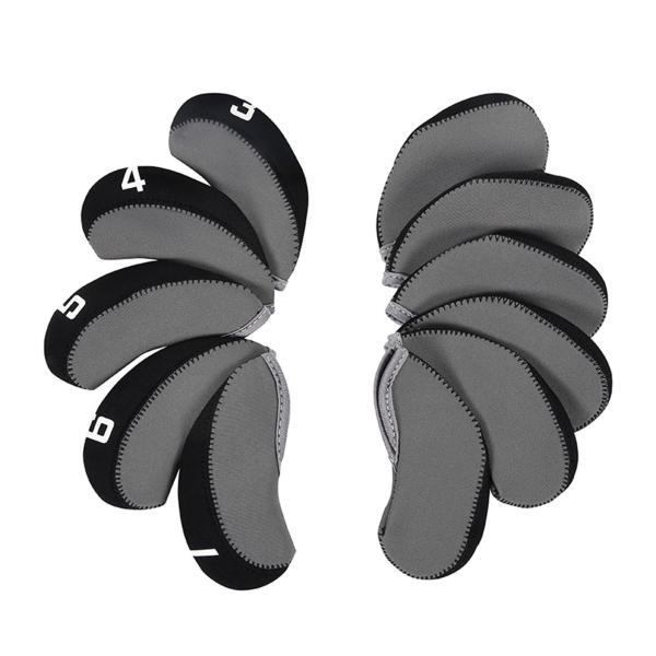 説明:パッケージ内容: ゴルフアイアン.パターヘッドカバー.ゴルフクラブヘッドカバープロテクター (3.4.5.6.7.8.9..L) 11個パック.素材: 高品質のネオプレン製で.柔らかく繊細で.長期間使用しても耐久性があります.使いやす...