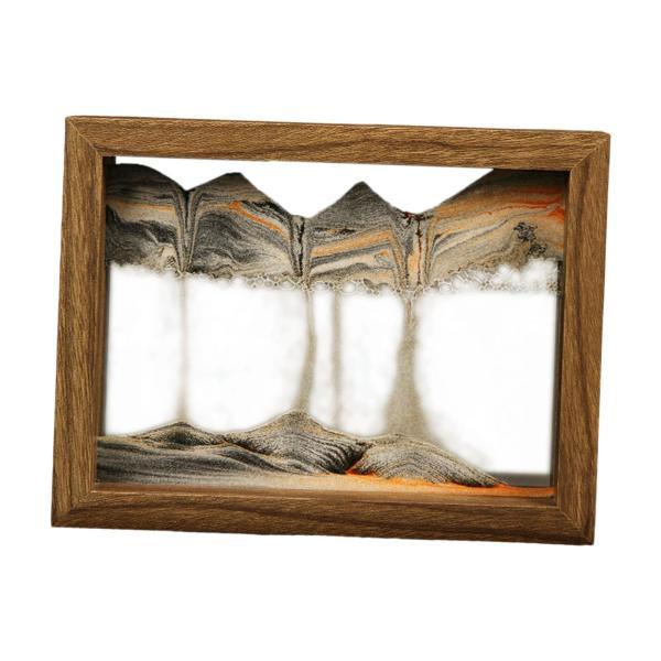 説明:素材: 3Dダイナミックサンドペインティングはガラス製で.カラフルで丈夫で耐久性があります.クリエイティブ: この流れる砂は繊細で.複数の層とさまざまな砂の形があり.起伏があり.整然とした景色を作り出します.特徴: このアートサンドピ...