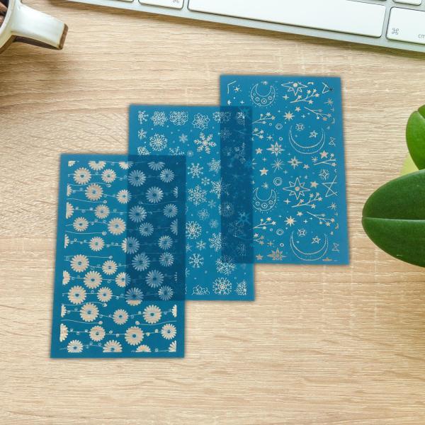 説明:再利用可能なポリマークレイシルクスクリーン裏面は光学グレードのフィルム素材で.印刷用の粘土に貼り付けやすいポリマークレイで素晴らしい作業イヤリングジュエリー作成用のシルクスクリーンステンシルは.丈夫でお手入れが簡単な高品質のナイロン製...