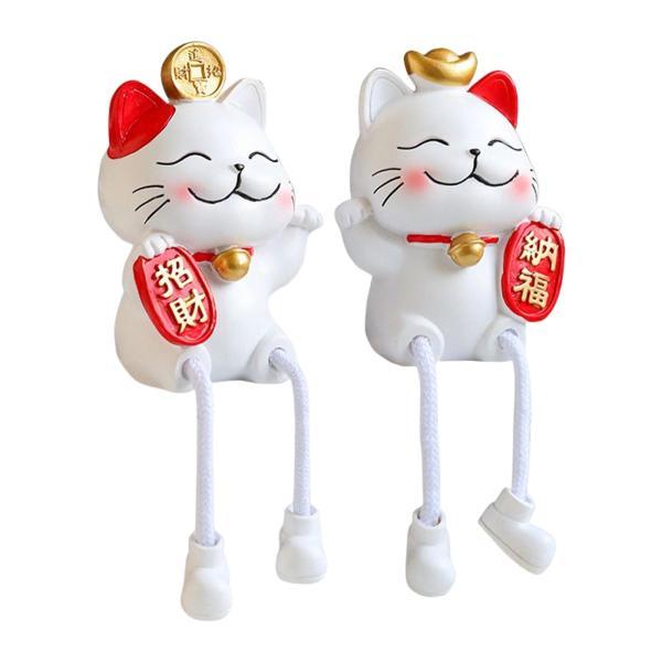 説明:プレミアム品質: 幸運の猫の像は高品質の樹脂素材でできており.表面は精巧に作られ.環境に優しく.滑らかです.精巧な職人技: お祝いの色.かわいい形.鮮やかなイメージ.家の装飾の仕上げです.クリエイティブな装飾: クリエイティブなラッキ...