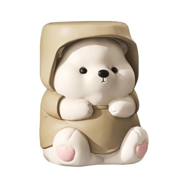 説明:製品: かわいいクマの置物.北欧スタイル.モダンなテーブル像の飾り素材:高品質の樹脂素材を使用しており.環境にやさしく滑らかで.耐久性があります.決して色あせない.特徴: 本物そっくりのディテール.細かい質感.アクティブなポーズを備え...