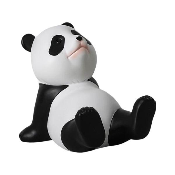 説明:多機能: かわいいパンダの像の置物は.素晴らしい装飾やデスクの携帯電話ホルダーになり.興味深く創造的です.特徴: ファッショナブルなデスクトップ電話スタンド.ビデオを見るのに非常に便利で便利.手を自由にします.高品質:高品質の樹脂素材...