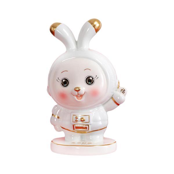 説明:漫画の動物の形:漫画のウサギの形をしたデザインの貯金箱は.お子様の注目を集め.とても面白くて愛らしいです.素材: 貯金箱は高品質の素材で作られており.軽量で頑丈で耐久性があります.ノンスリップボトム:底は平らで滑らかで.デスクトップに...