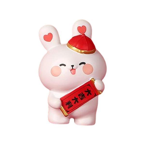 説明:素材: ウサギの像は高品質の樹脂製で.滑らかで耐久性があり.丁寧に彫られています.特徴: 絶妙な外観.本物そっくりの外観のウサギの像で.さまざまな家の装飾スタイルに最適です.デザイン: 伝統的な中国風で.中国の春節のデスクトップオーナ...