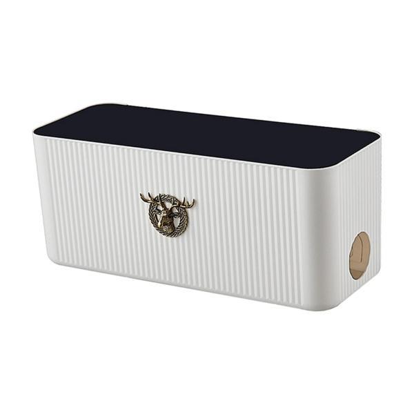 説明:ケーブル管理ボックス: 長方形のケーブル オーガナイザー ボックスは.電源コード.ソケット.コンセント装置.サージ プロテクタ.および充電器を隠すために設計されています.便利で実用的: あなた.子供.またはペットからコードの混乱を隠す...