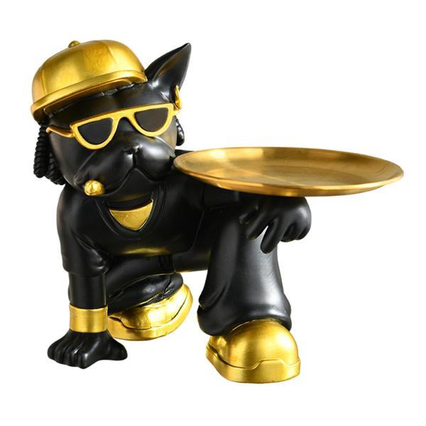 説明:クリエイティブなデザイン: ブルドッグの置物とトレイの完璧な組み合わせ.ノベルティとシック.プレミアム素材: 当社のブルドッグ像トレイオーナメントは.高品質の樹脂製で.耐久性があり.軽量で繊細です.完璧なサイズ: ブルドッグ像のサイズ...