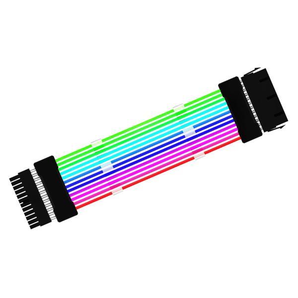 説明:製品名: PC ケース PSU 拡張 RGB ケーブル PCIE GPU  ライン柔らかな光.ピュアな色のメッキランプライン.滑らかな光の変化.柔らかな光のデザイン.均一な色.プラグアンドプレイ.別のドライバーは必要ありません.コンピ...