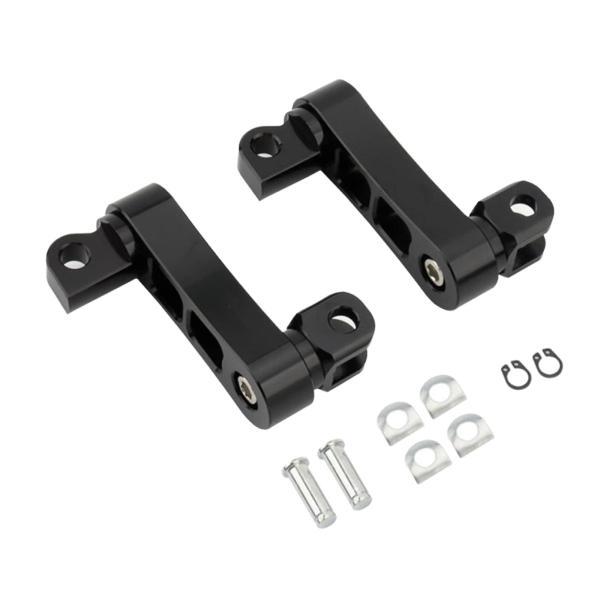 説明:[フットペグクランプ品番]500264235A2.フィッティング: オートバイのほとんどのハーレー用[調整可能なパッセンジャーフットペグマウント]マウントは範囲内で調整され(によって異なります).フォアとアップの両方と高さ調整が可能で...