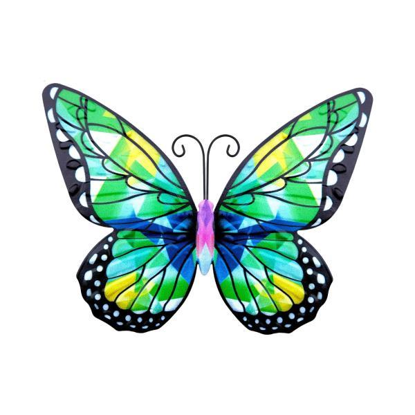 説明:[高品質の素材]: バタフライウォールアートは高品質の金属製で.目を引く鮮やかな色で.空間に新鮮で自然な雰囲気をもたらします.[見事なデザイン]: 壁の金属ガラスの蝶の彫刻は.エレガントな形と独特の翼が特徴です.この金属の壁の装飾の絶...
