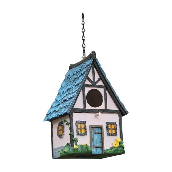 説明:[高品質]: 巣箱は耐久性のあるポリレジン素材で作られており.環境に優しく.細工され.デザインされ.手描きされ.実用的で耐久性があります.[鳥の休憩所]:鳥の家.素朴なスタイル.冷たい風.雨.雪から鳥に保護された暖かい場所を提供します...