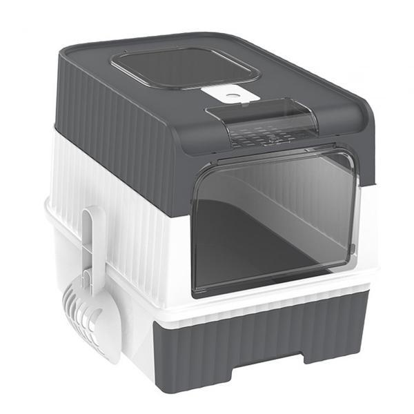 説明:[高品質素材]完全密閉型猫トイレは軽量で耐久性のあるPP素材でできており.環境に優しく.高硬度.変形がなく.滑らかな表面は猫を傷つけません.[特徴]屋根付き猫トイレは広々としており.ハイサイド.フロントドアフラップ.トップエントリーが...