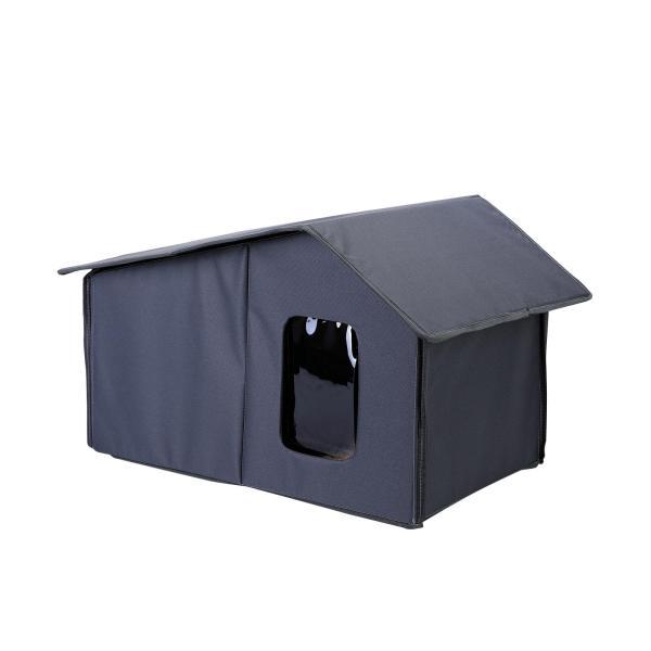 説明:[高品質]猫ハウス犬小屋は高密度EVA.オックスフォード布.ハニカムボードで作られており.強くて耐久性があり.安定しています.[耐候性]四季折々のネストキティシェルターは防水性.防雨性.防風性.耐雪性.耐寒性があり.ペットに暖かい家を...