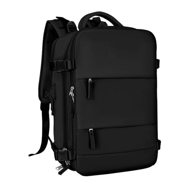 説明:[高品質]このトラベルバックパックはプレミアムナイロン複合防水素材で作られており.軽量で耐久性があり.長時間使用しても大丈夫です.[複数の収納]ビジネスリュックサックは180度開くことができ.16インチのコンピュータを収納でき.独立し...