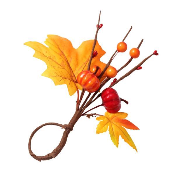 説明:[プレミアムで信頼性の高い]: 感謝祭の装飾ナプキンリングは高品質の金属と布素材で作られており.頑丈で耐久性があり.耐摩耗性があり.壊れません.[サイズ]: 11cmx13cmx3.5cm/4.33インチx5.12インチx1.38イン...