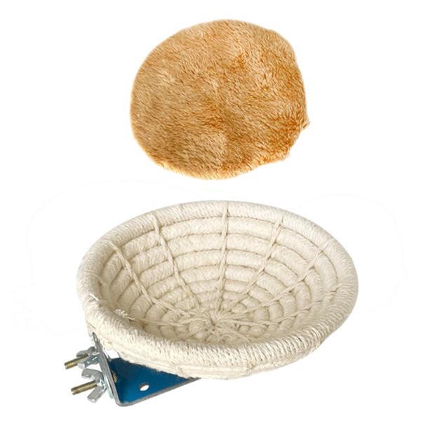 説明:[鳥の巣のデザイン]:鳥かごの巣は自然の鳥の巣の形を模倣しており.鳥にとって非常に魅力的です.フランネルクッションは鳥が快適に休むことができ.鳥の繁殖に役立ちます![取り付けが簡単]:鳥かごベッドは取り付けが非常に簡単です.鳥かごベッ...