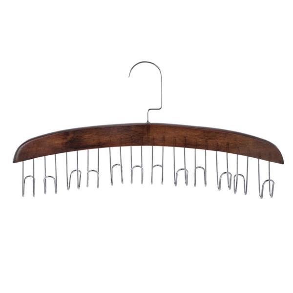 説明:[木製ネクタイラック]木製ハンガーとスカーフフックランジェリーオーガナイザーは.ネクタイ.ベルト.ベスト.スカーフをきれいに保つのに役立つ多機能収納ツールです.[フック12個付き] 12個のフック付きベルトハンガー.複数の衣類を同時に...